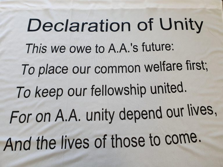 "Twelve Steps" Banner - Alcoholics Anonymous Aotearoa/New Zealand