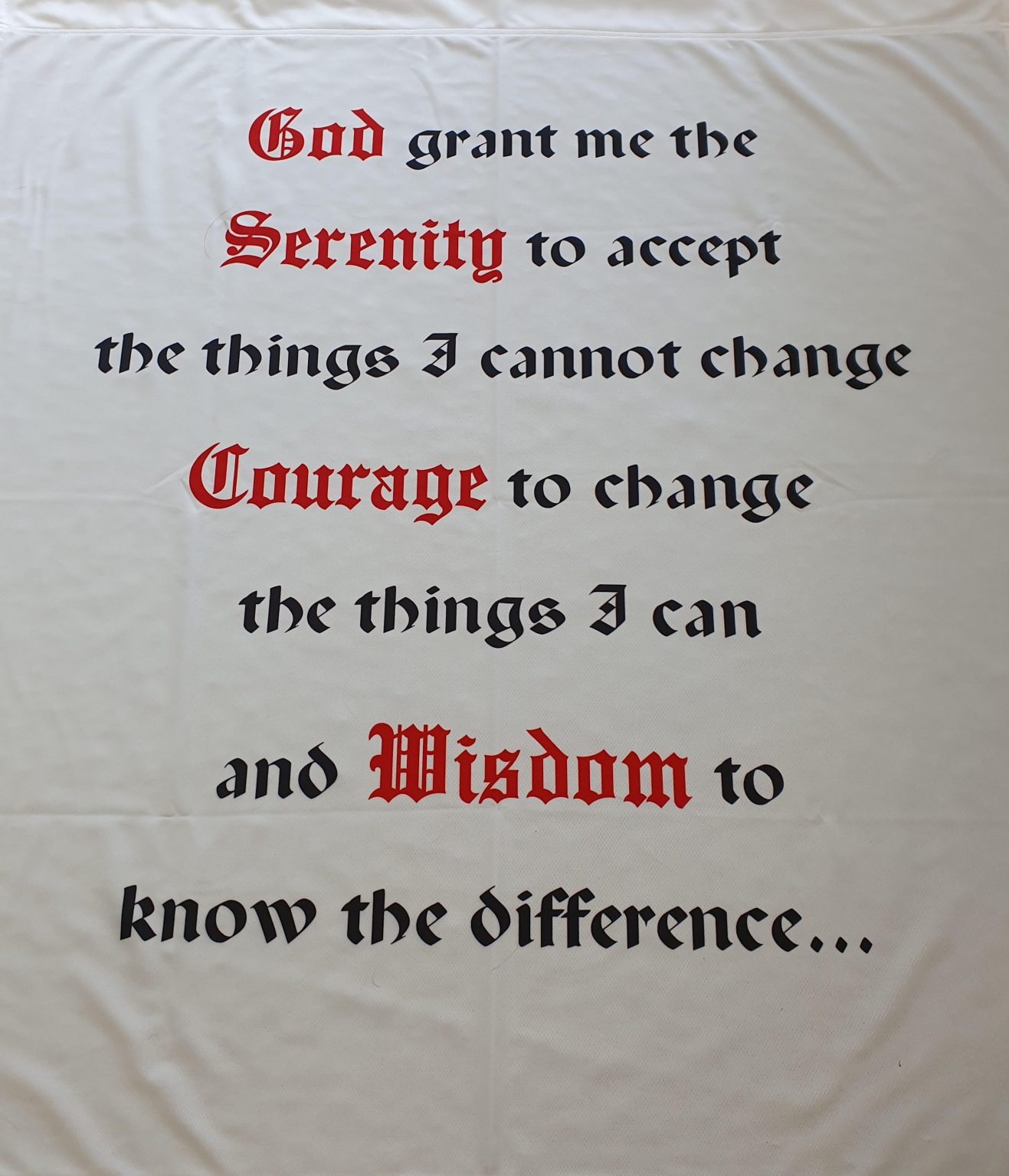 "Declaration of Unity" Banner - Alcoholics Anonymous Aotearoa/New Zealand